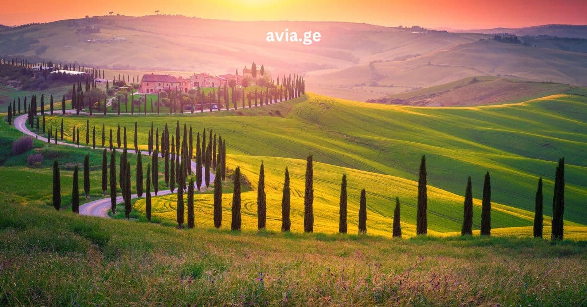 ტოსკანას ტურები Toskanas turebi